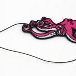 Octopus Embroidered Headband In Orange on Luulla