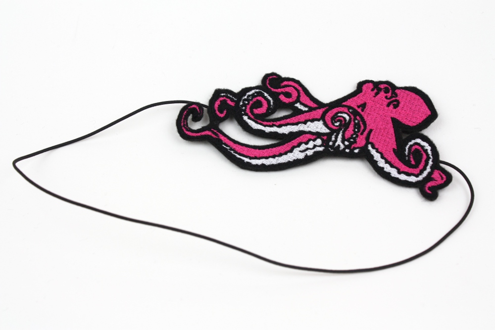 Octopus Embroidered Headband In Orange on Luulla